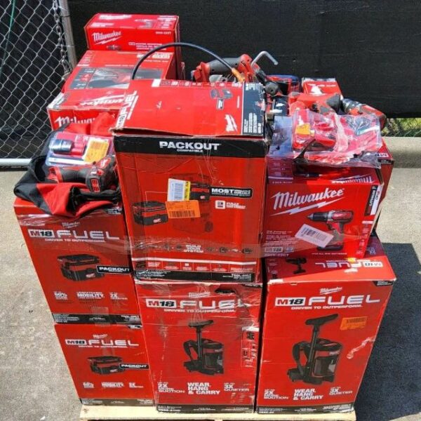 Milwaukee Tool Pallets - MBA Liquidation Pallets LLC